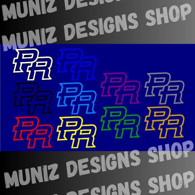 Puerto Rico WBC PR Sticker, Vinyl Decal Sticker, Sticker for Windsheild ...