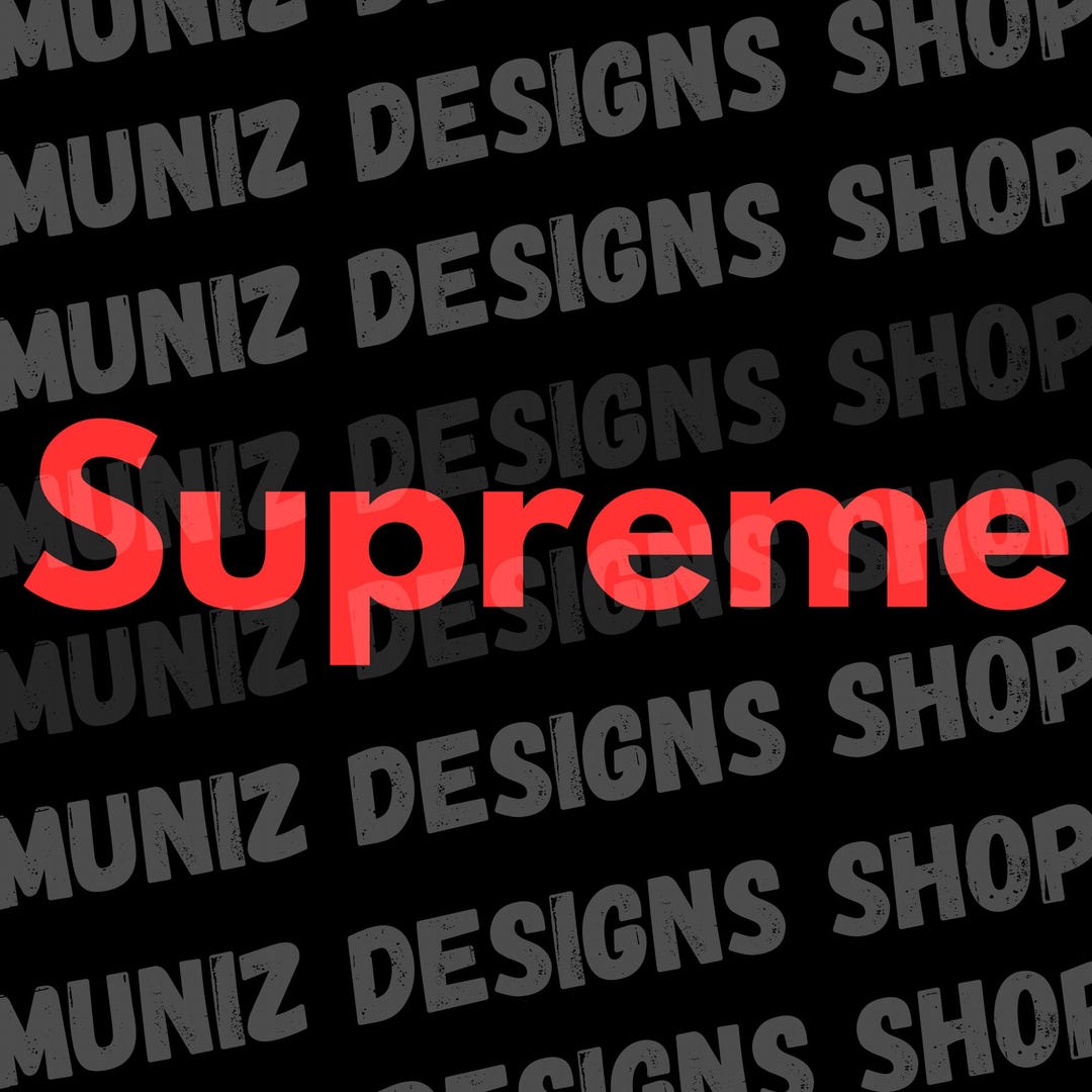 SUPREME Sticker, Vinyl Decal Sticker, Sticker for Car Windsheild ...