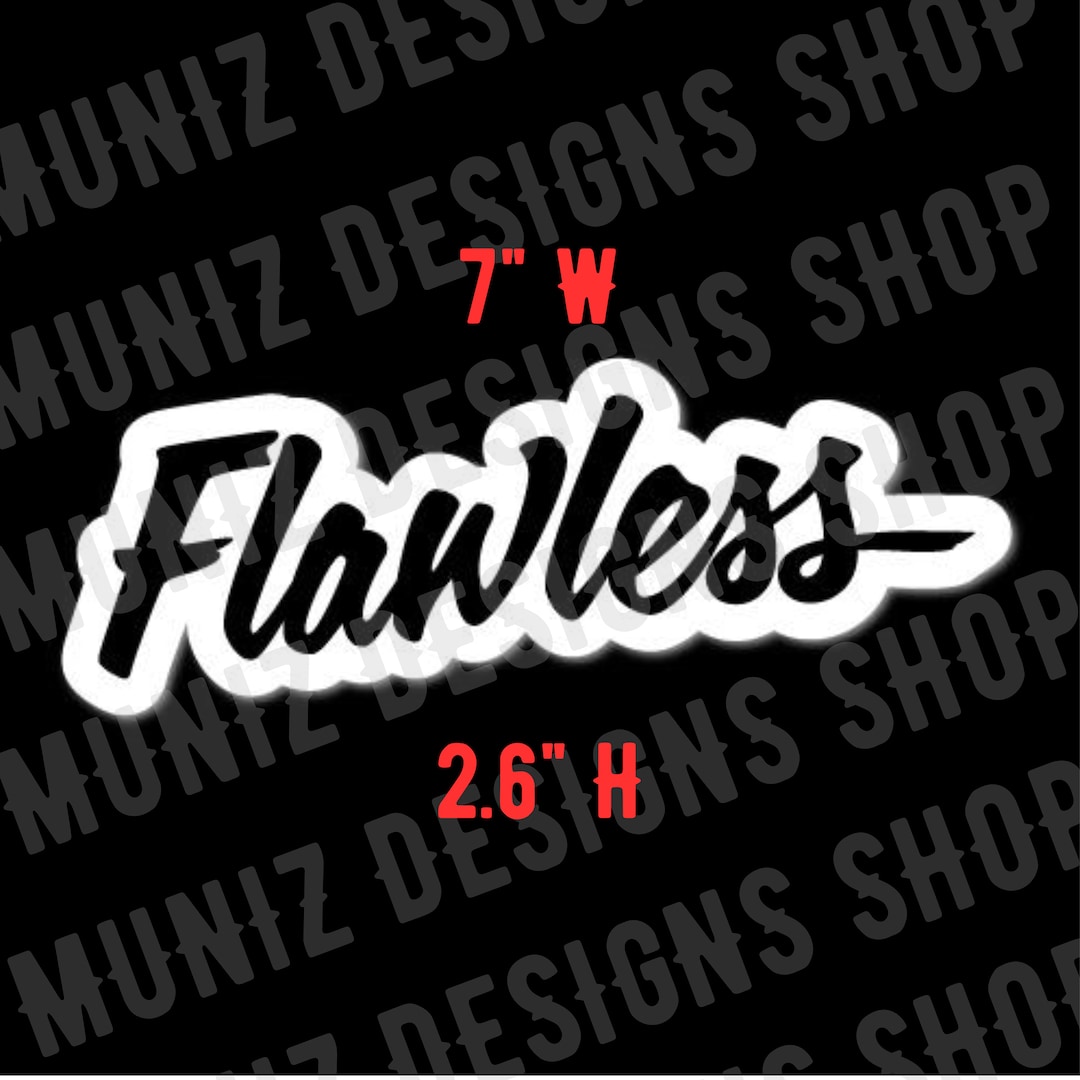 Flawless JDM Sticker Decal Sticker Vinyl Decal Sticker - Etsy
