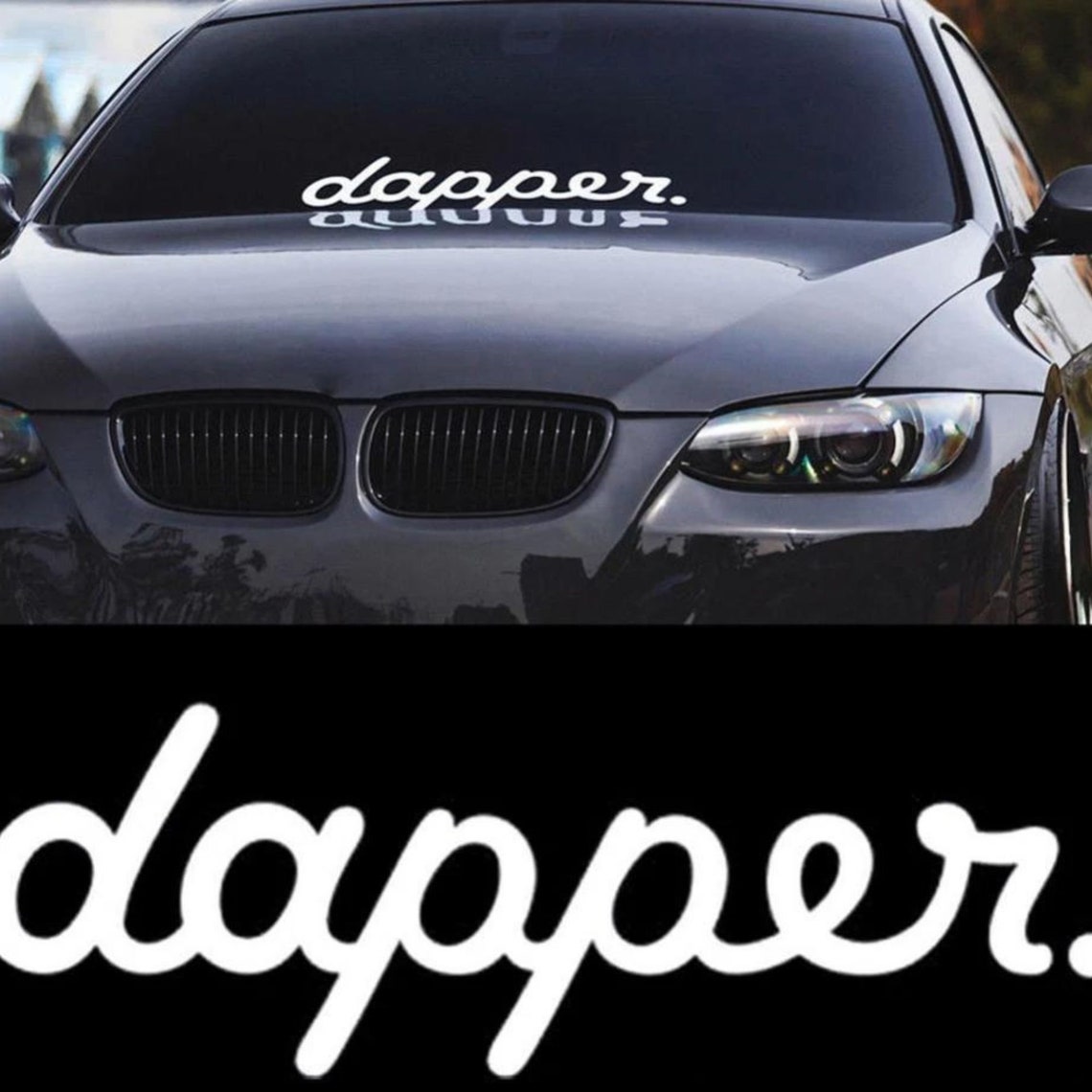 Dapper. Sticker, Vinyl Decal Sticker, Sticker for Windsheild, Racecar ...