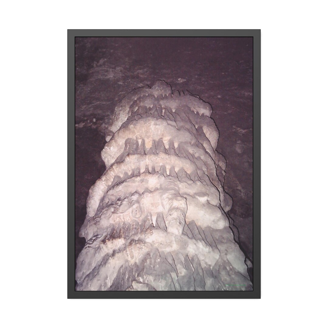 Black Hills Cave Formation, Layered Stalagmite Flowstone, South Dakota ...