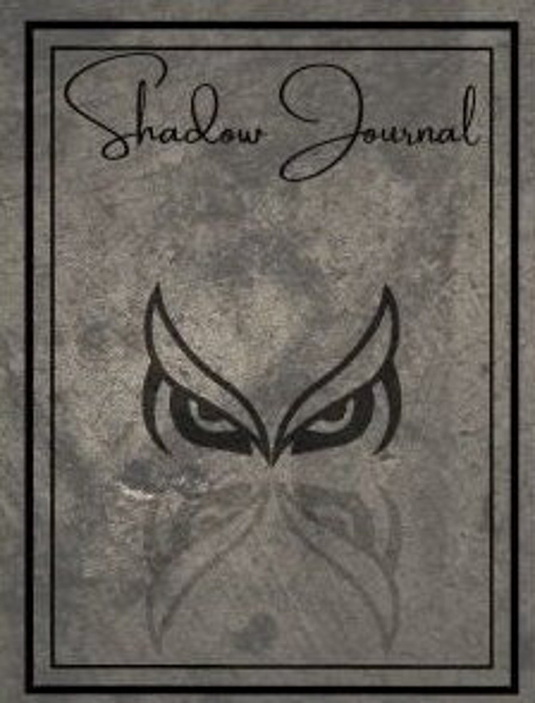 Basic Owl Shadow Journal Printable - Etsy
