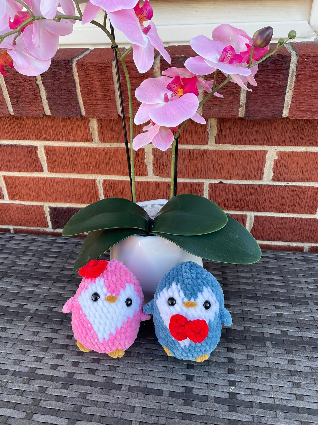 Crochet Heart Penguin, Easter Penguin, Penguin Plushie, Penguin ...