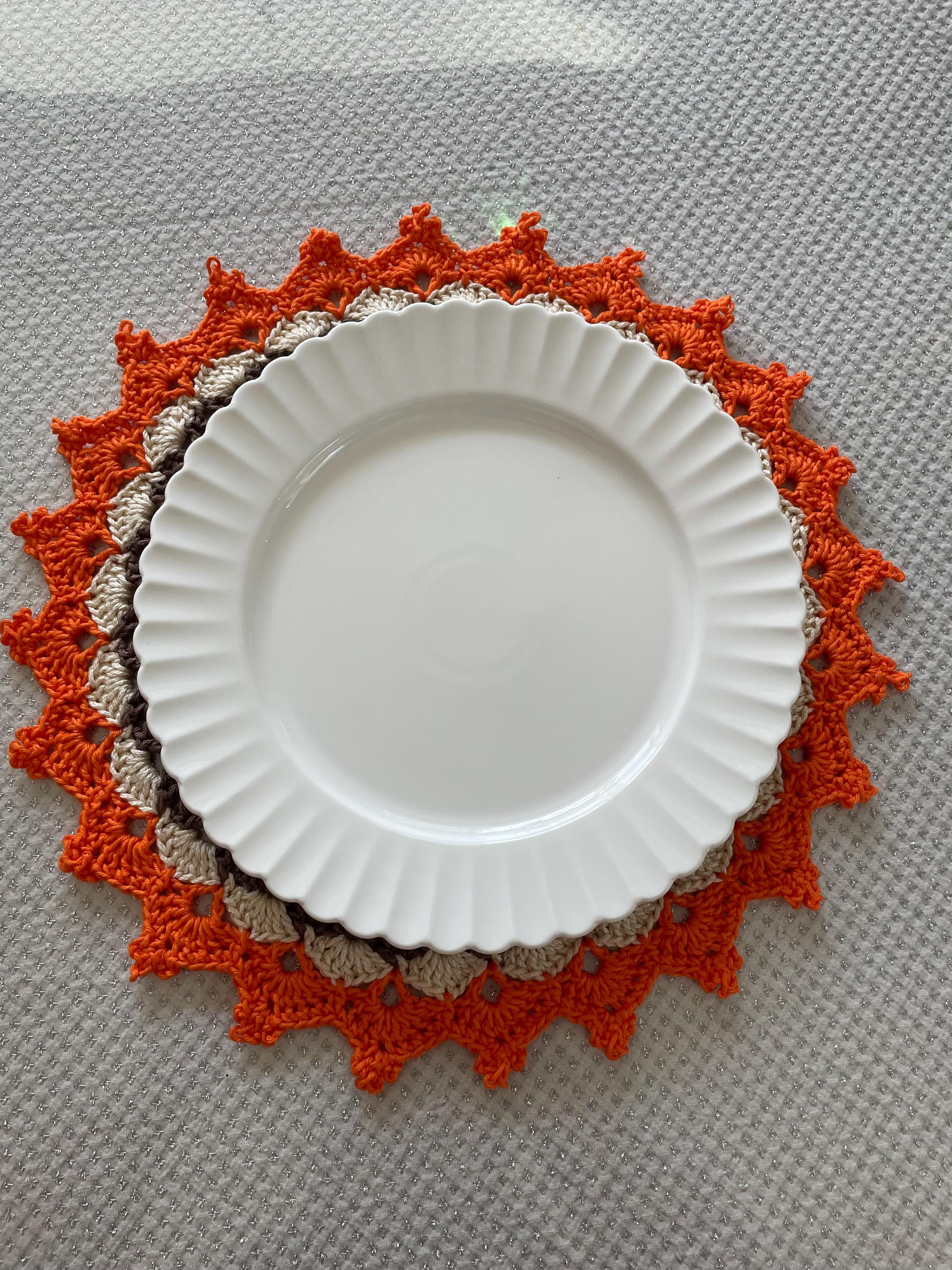 Crochet Autumn Doily: 15" Fall Thanksgiving Decor - Etsy
