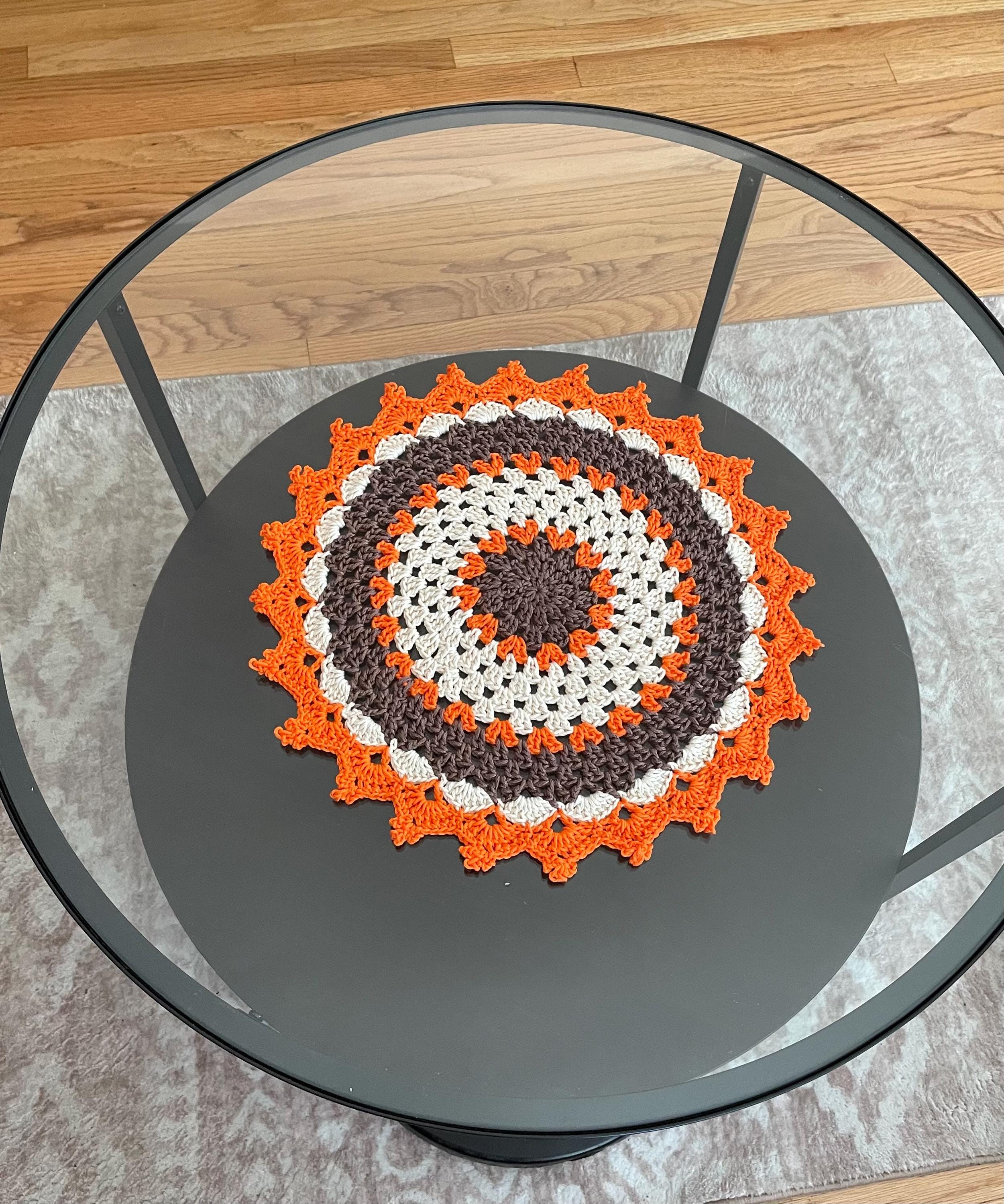 Crochet Autumn Doily: 15" Fall Thanksgiving Decor - Etsy