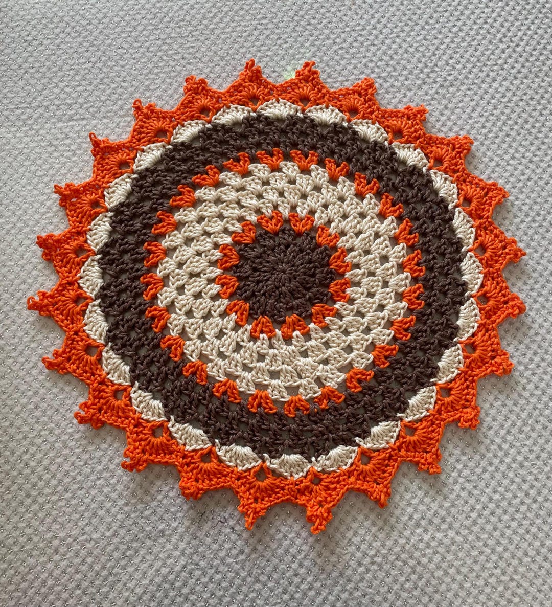 Crochet Autumn Doily: 15" Fall Thanksgiving Decor - Etsy