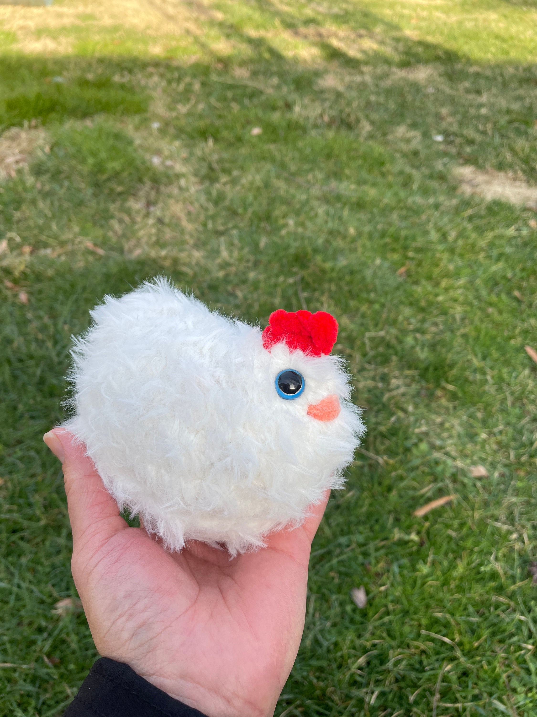 Fuzzy Chicken Plushie, Fluffy Chicken, Easter Chicken, Chicken ...