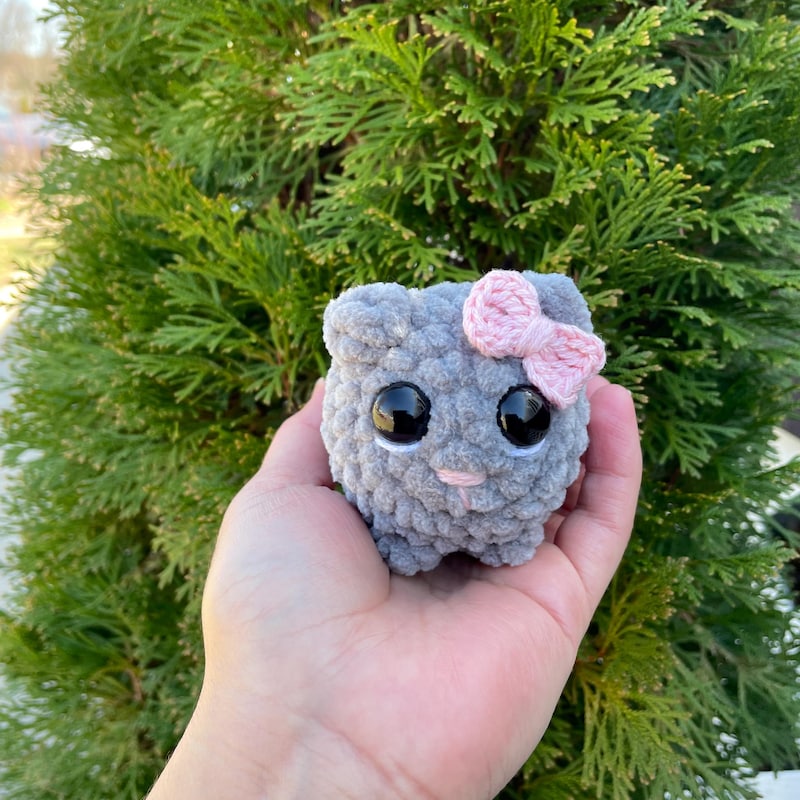 Sad Hamster With a Bow - Etsy