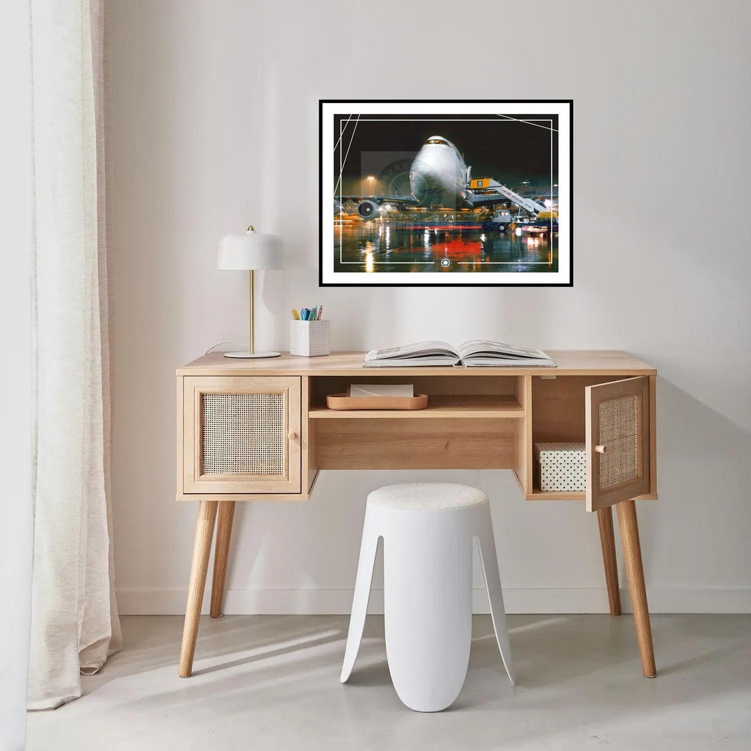 Retro AVIATION Poster Boeing 747 Singapore Airlines - Etsy