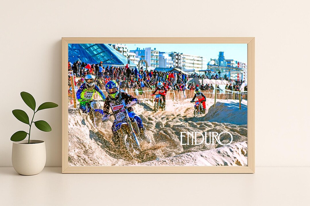 Enduro Sand Motorcycle Race Poster - Etsy