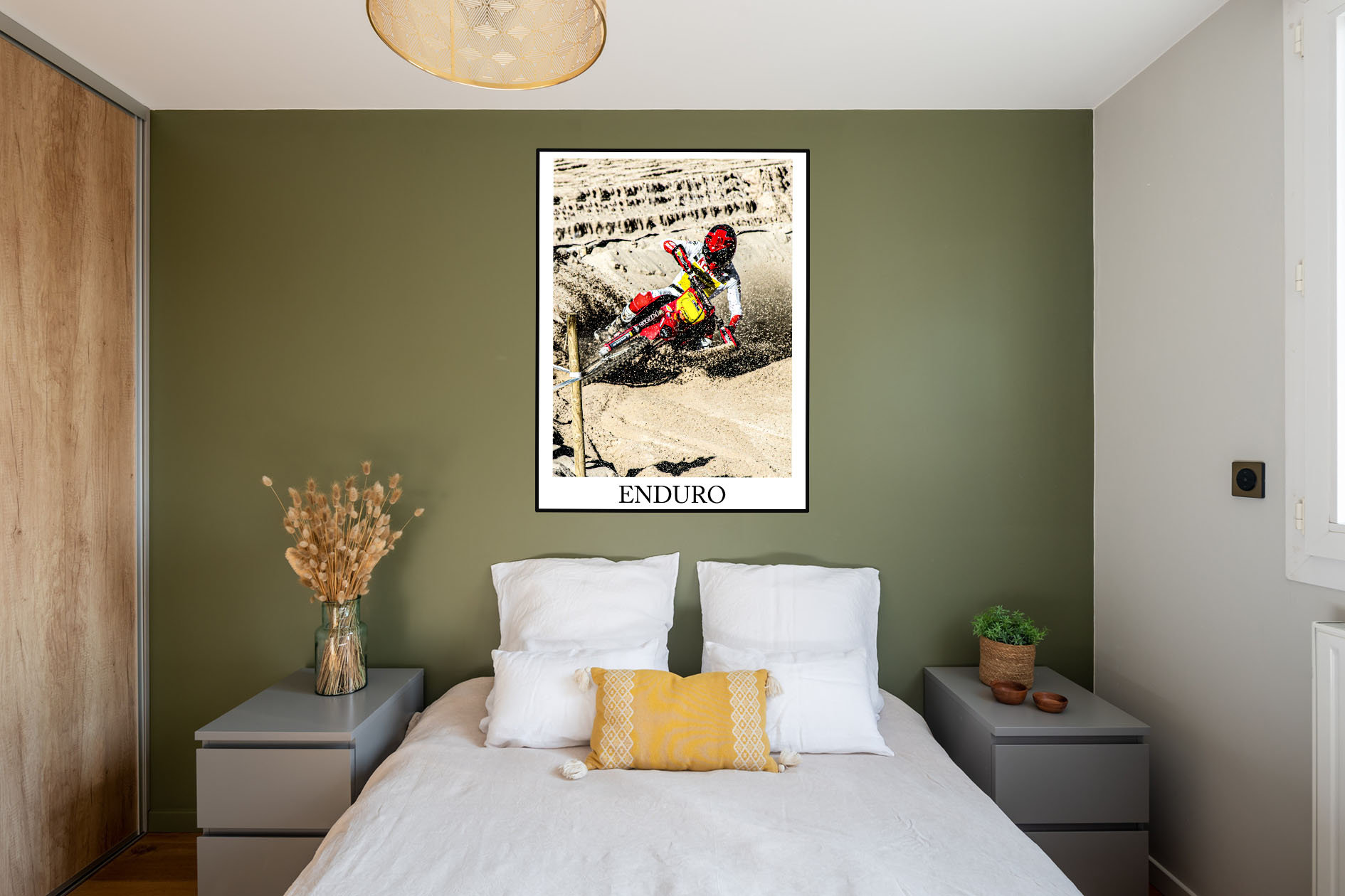 POSTER Motorcycle Enduro Sand - Etsy