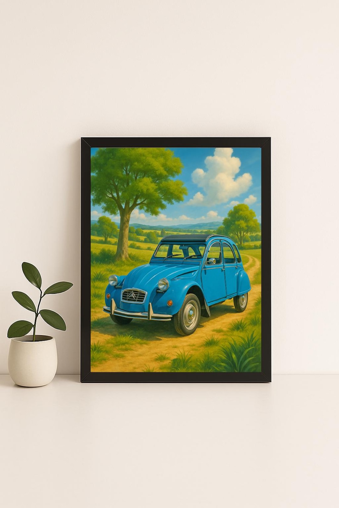 Retro Citroën 2CV Poster – Color – Wall Decor - Etsy
