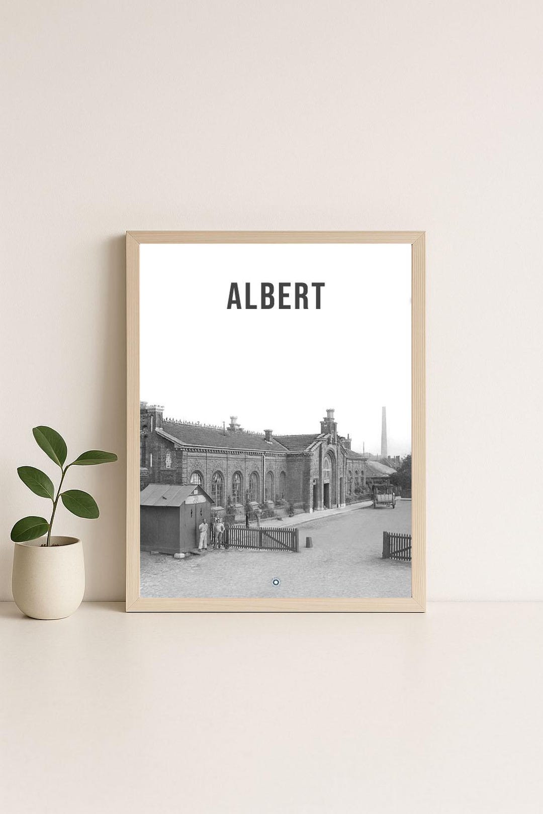 Retro Albert Poster, Wall Decor - Etsy