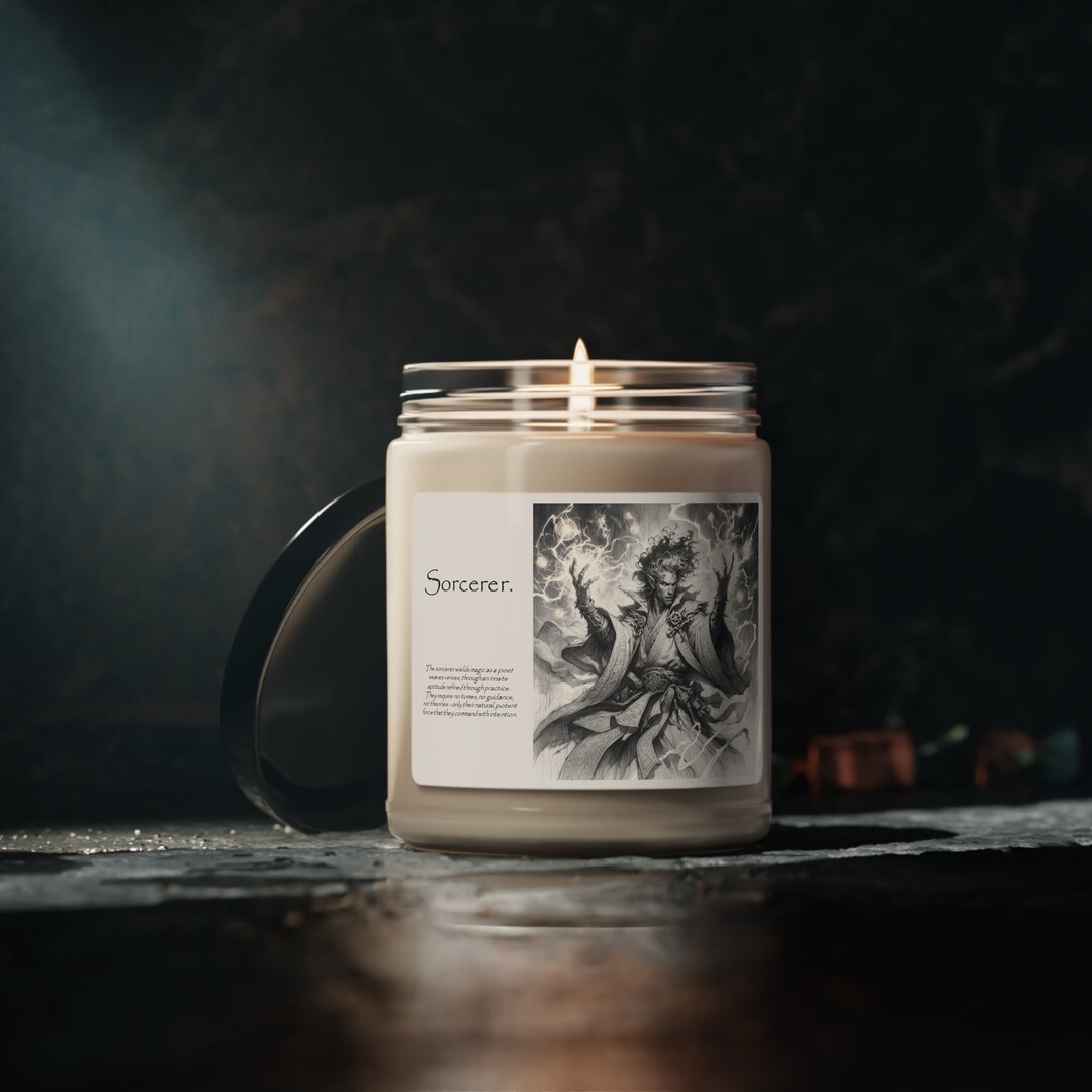 Sorcerer | D&D Class | Scented Soy Candle, 9oz | Fantasy | Roleplay ...