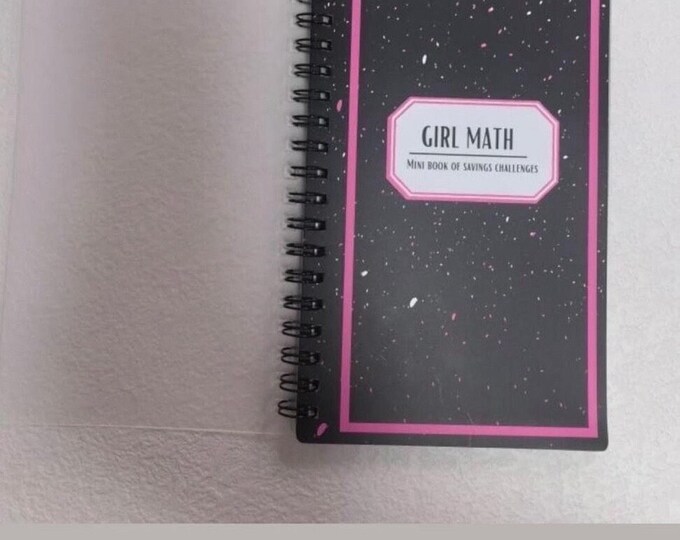 GIRL MATH “mini Book of Savings Challenges” - Etsy
