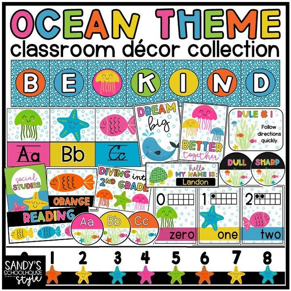 Ocean Theme Classroom - Etsy