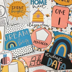Bee Classroom Decor Collection - Etsy