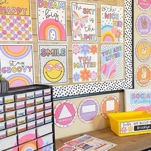 Retro Classroom Decor Collection - Etsy