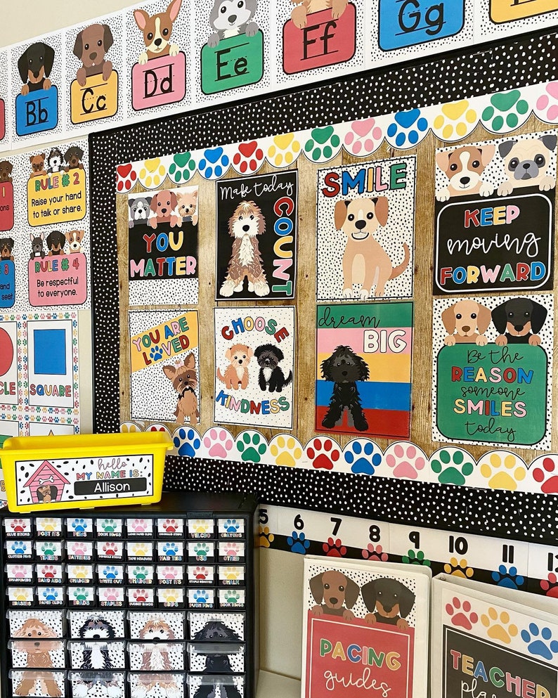 Dog Classroom Decor - Etsy