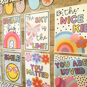 Retro Classroom Decor Collection - Etsy