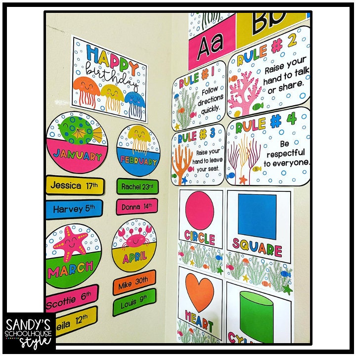 Ocean Classroom Decor - Etsy