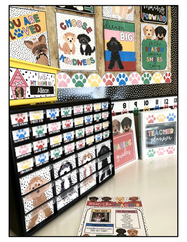 Dog Classroom Decor - Etsy