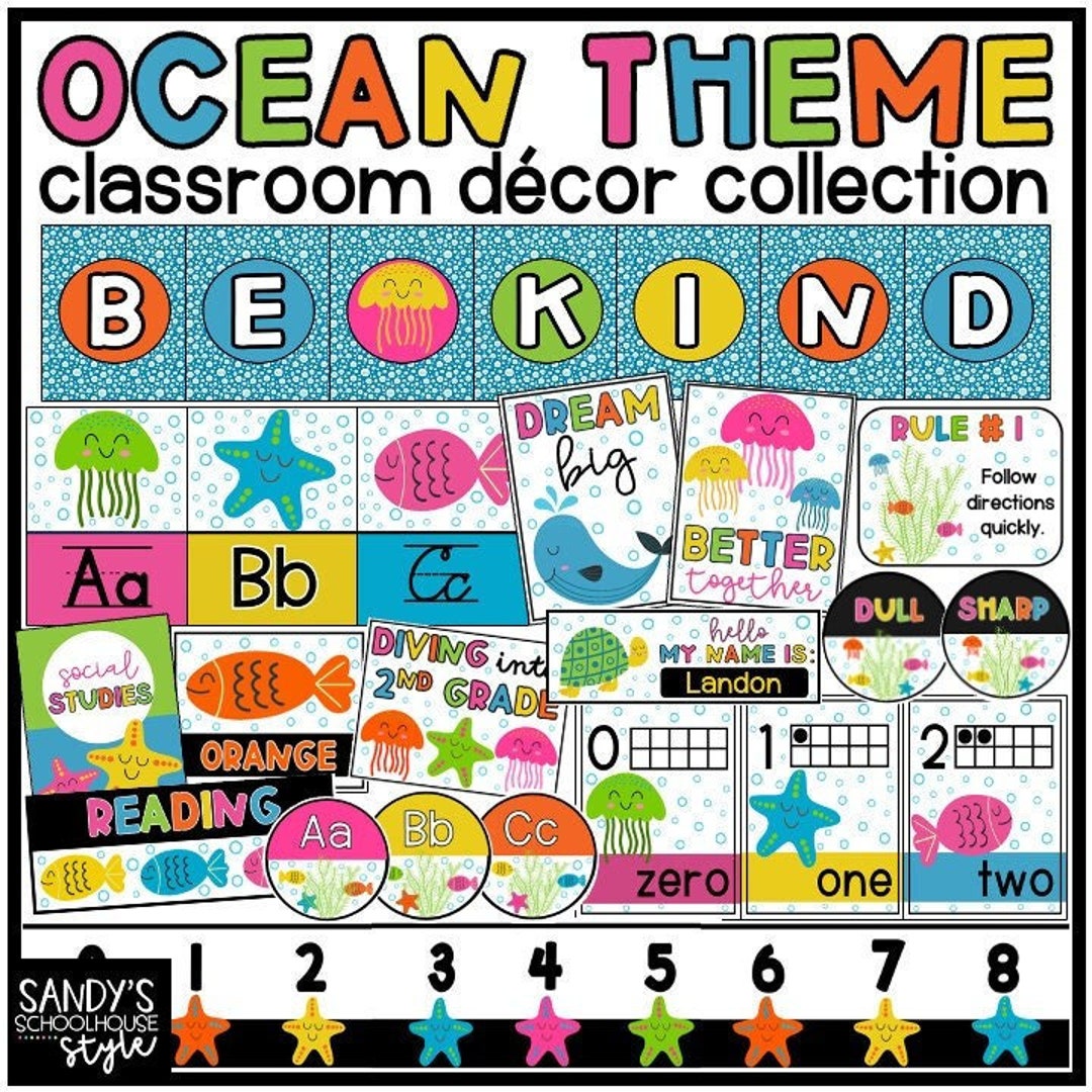 Ocean Classroom Decor - Etsy