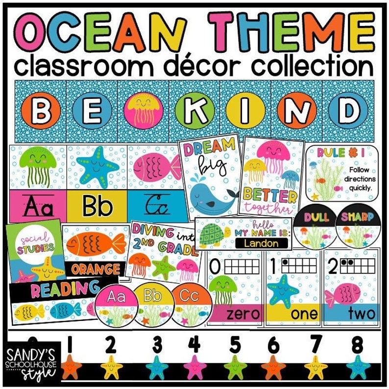 Ocean Classroom Decor - Etsy