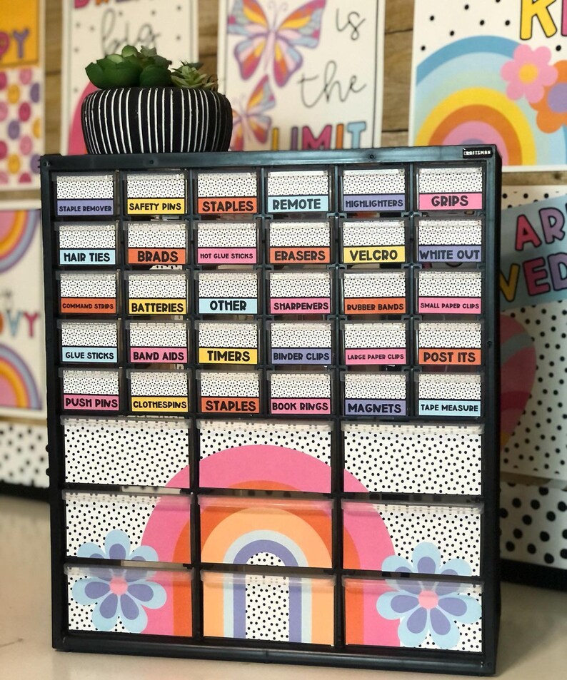 Retro Classroom Decor Collection - Etsy