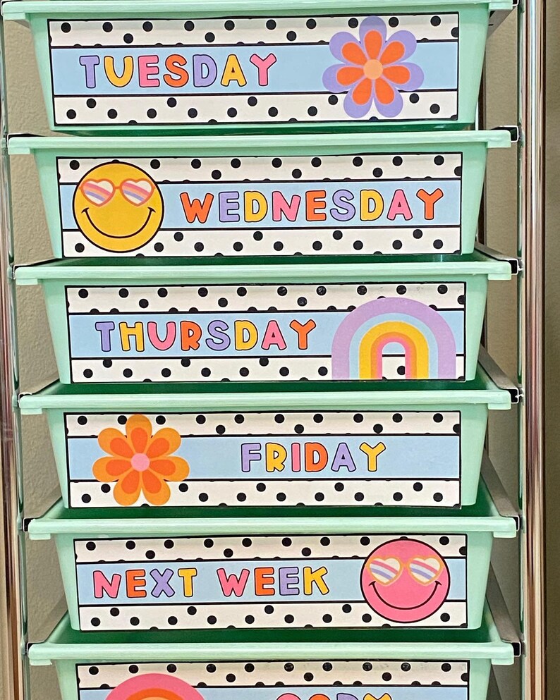 Retro Classroom Decor Collection - Etsy