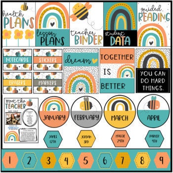 Bee Classroom Decor Collection - Etsy
