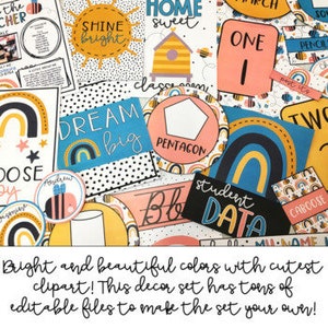 Bee Classroom Decor Collection - Etsy