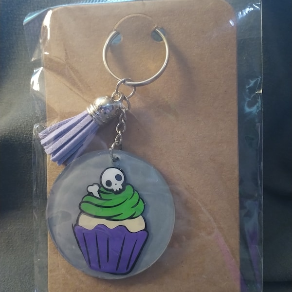 Cupcake Keychain - Etsy