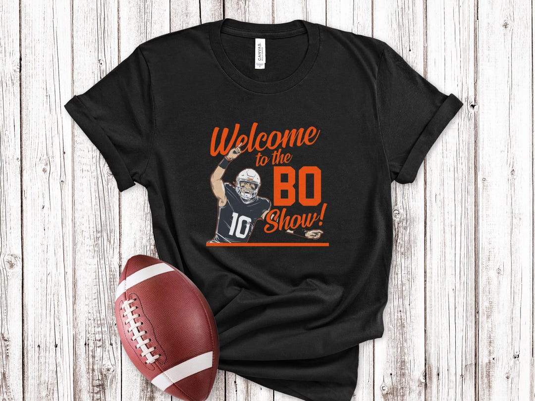 Bo Nix Tshirt Broncos Football Shirt American Football Apparel Game Day ...