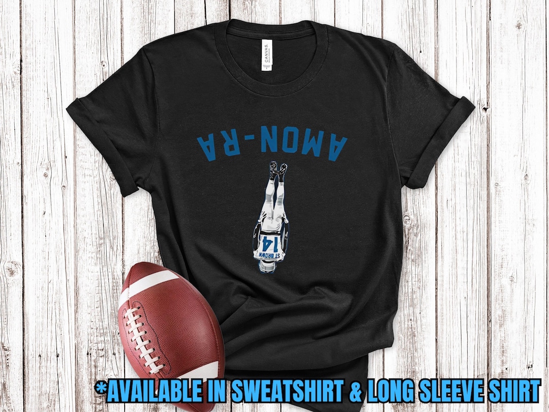 Amon-ra St Brown Headstand Tshirt Detroit Football Shirt American ...