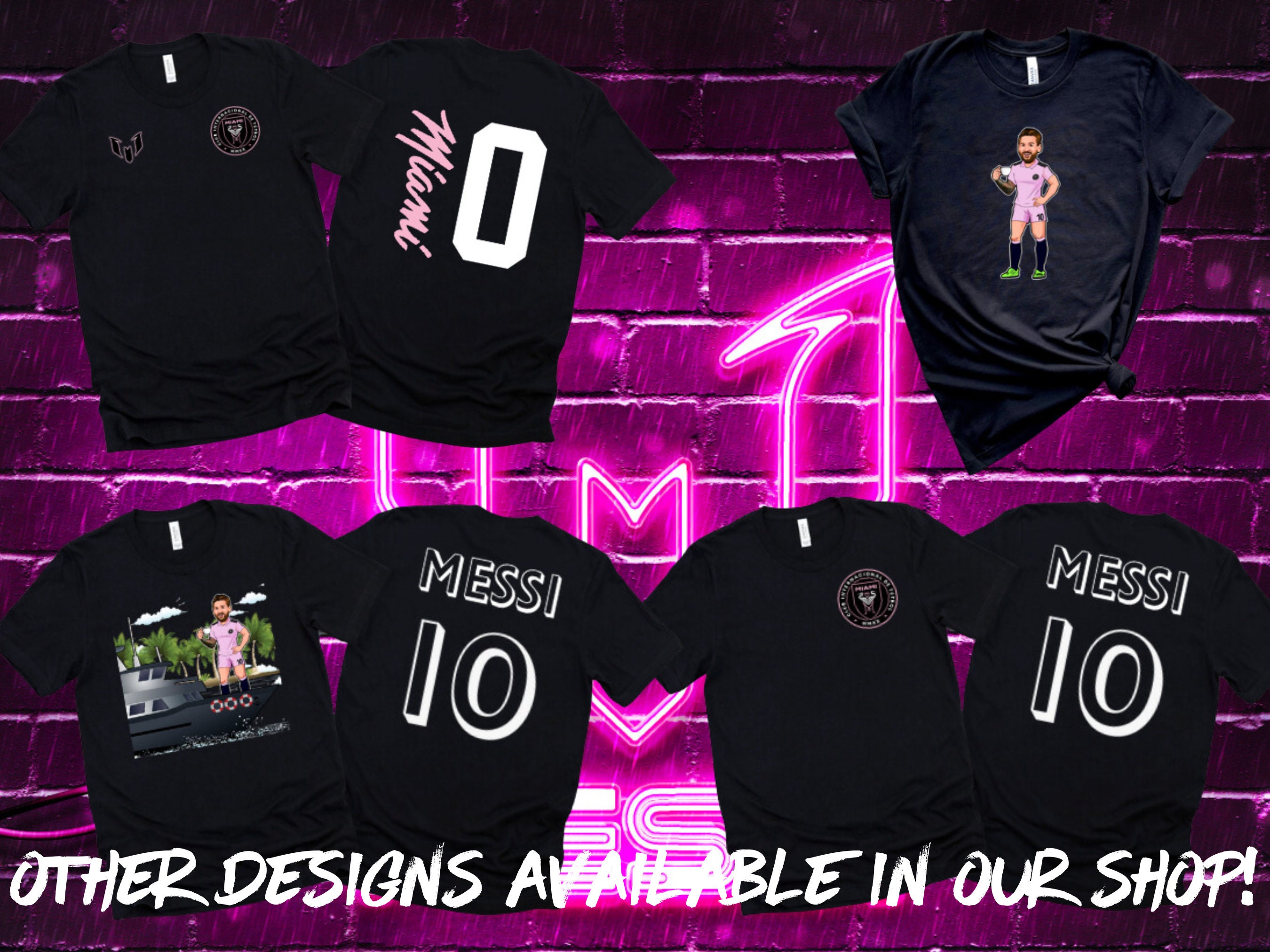 Miami Messi Soccer Shirt Inter Miami FC Shirt Soccer Messi GOAT Shirt