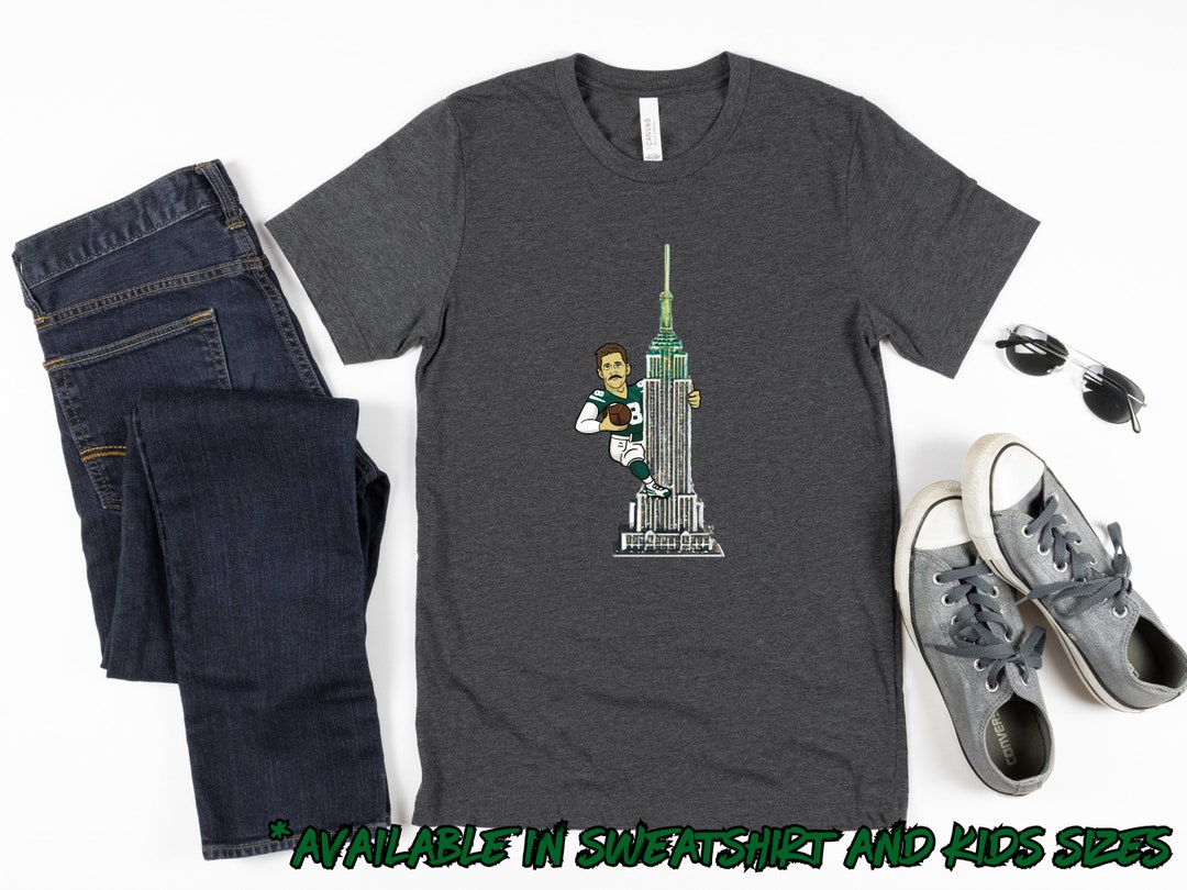 Aaron Rodgers T-shirt Casual New York Jets Kids and Adult Apparel ...