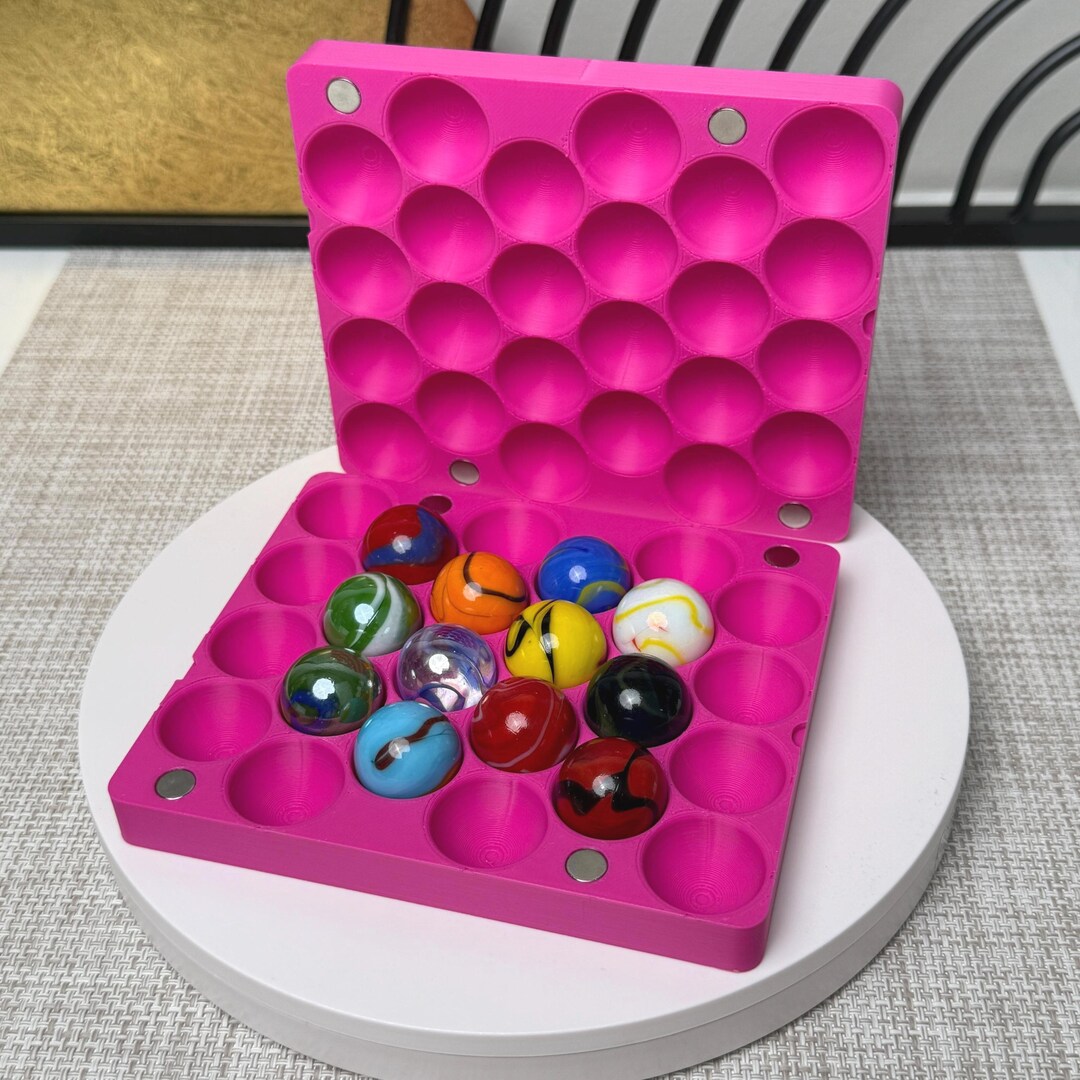 22mm Marbles Organizer, 7/8-inch Marble Organizer, Game Marbles ...