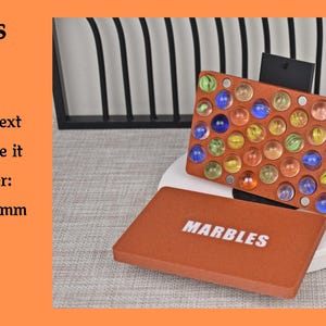 16mm Marbles Organizer, Flexible Capacity, Magnetic Case, Vibrant ...