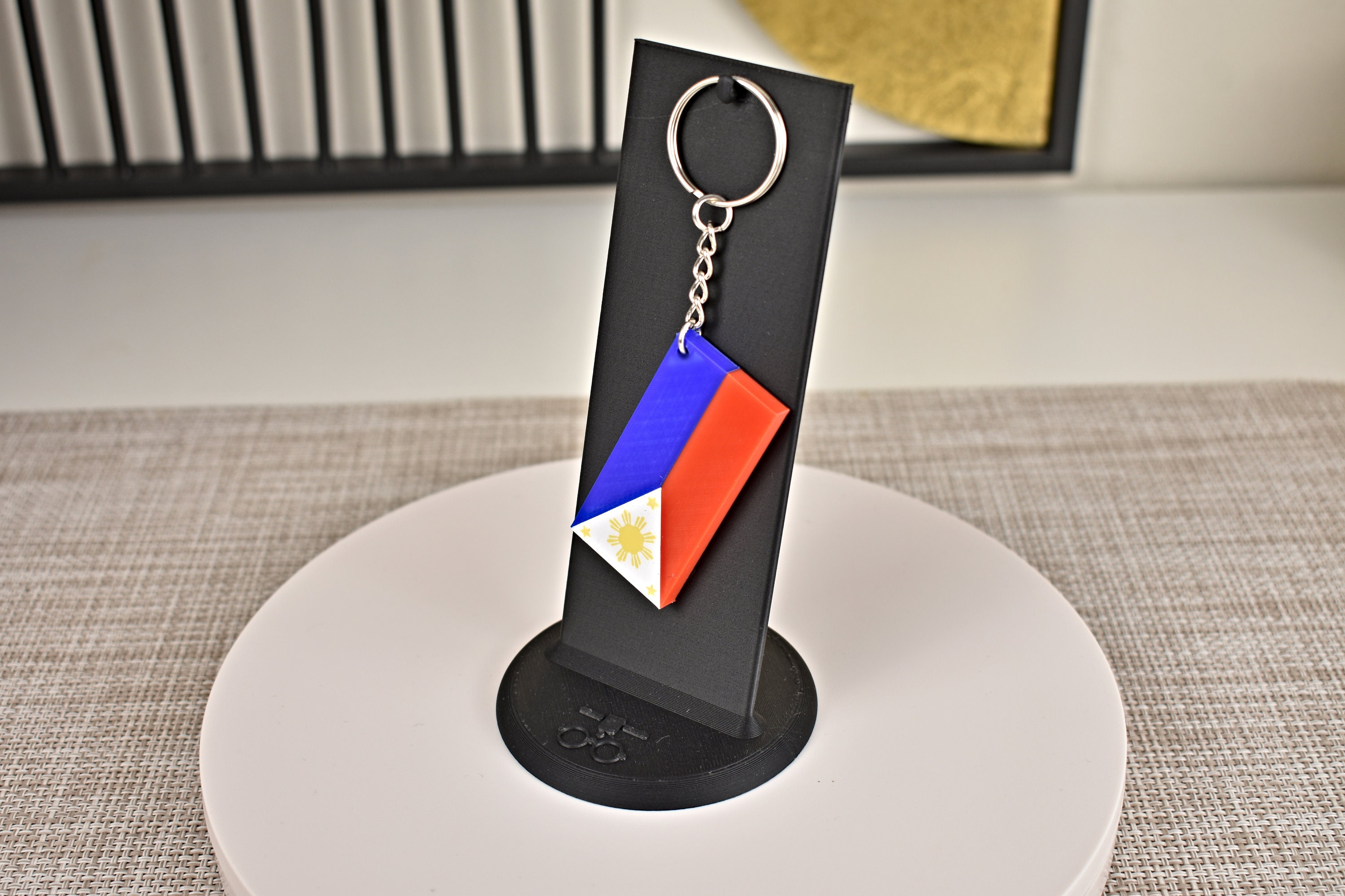 Philippines Flag Keychain 3D Printed Keychain Simple Design Minimalist ...
