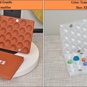 16mm Marbles Organizer, Flexible Capacity, Magnetic Case, Vibrant ...