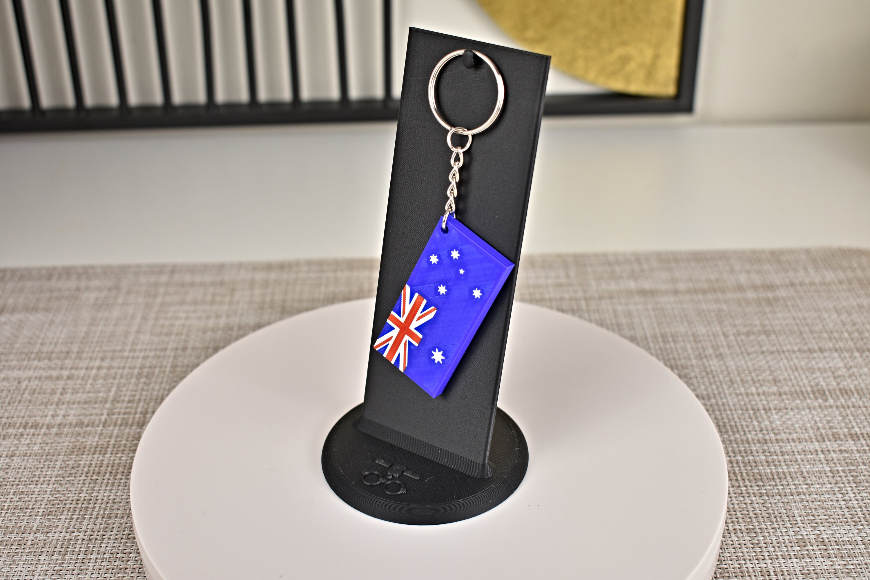 Australia Flag Keychain 3D Printed Keychain Simple Design Minimalist ...