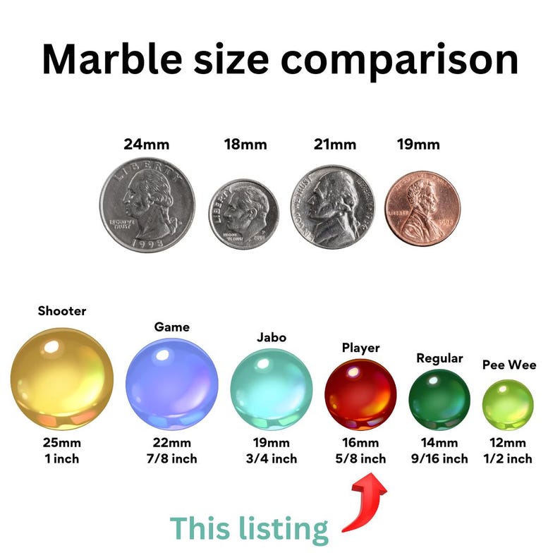 16mm Marbles Organizer, Flexible Capacity, Magnetic Case, Vibrant ...