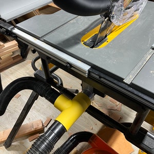 Dewalt Table Saw Dust Ports T-adapter Ultimate Dust Collection Fits ...