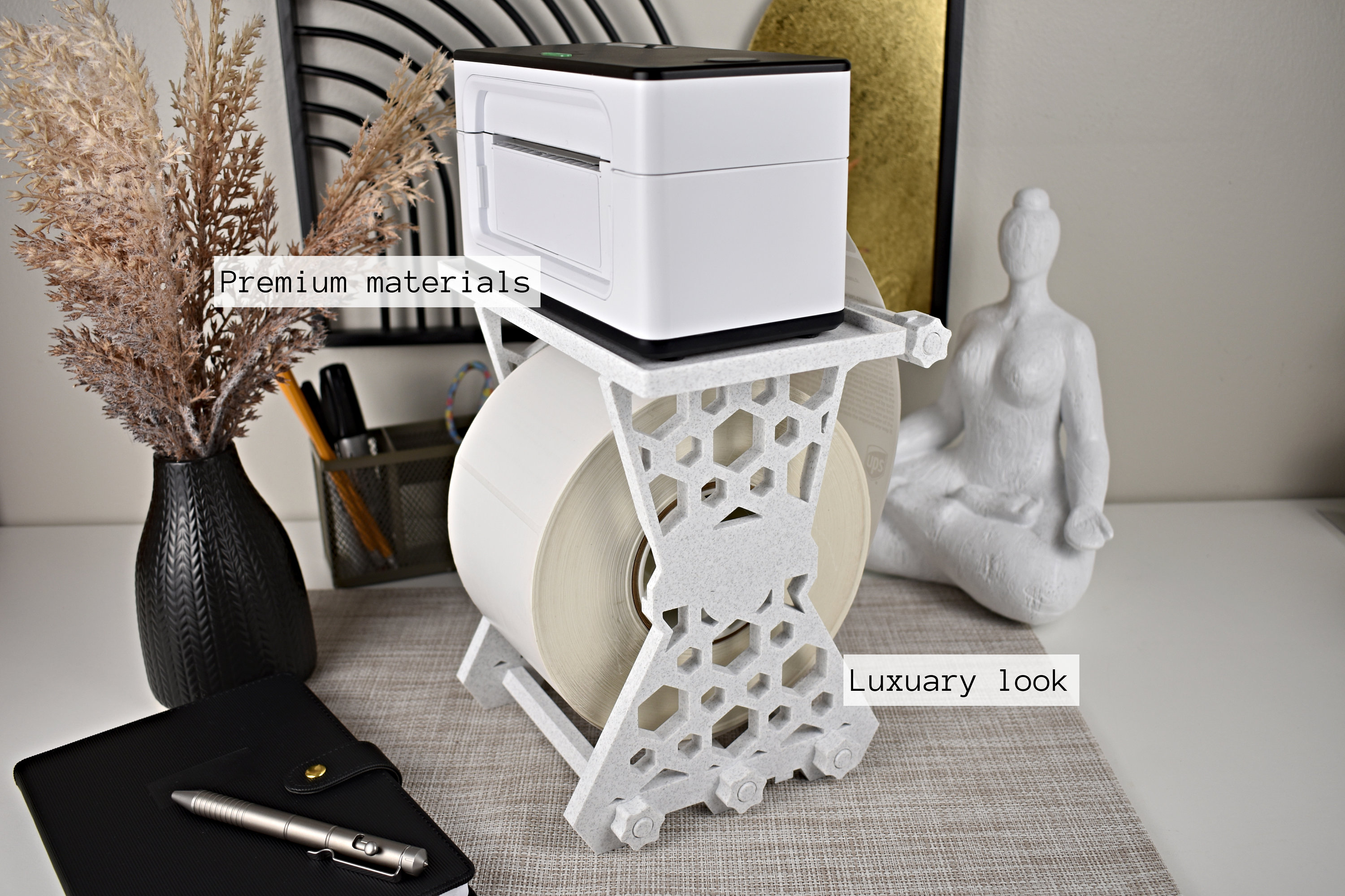 Label Printer Stand XL the Screaming Beauty Vibrant Colors Stylish ...