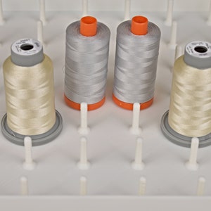 3D Printed Thread Spool Organizer – Aurifil 1300m, Customizable - Etsy