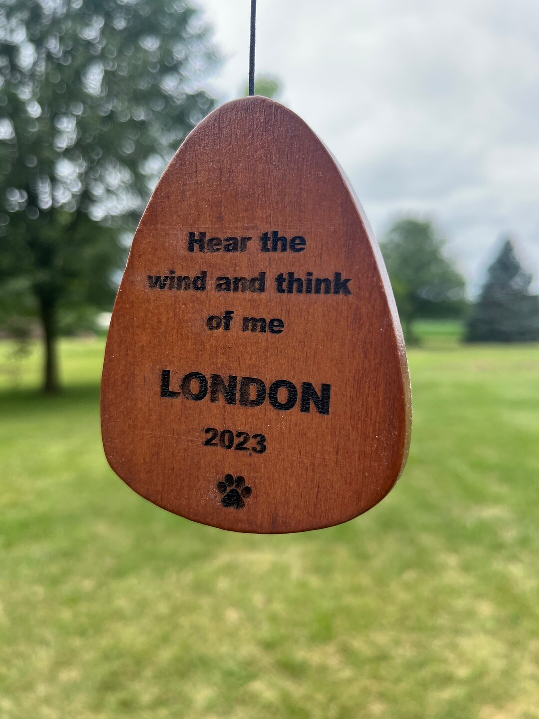 Pet Memorial Wind Chime, Sympathy Wind Chime, Dog Wind Chime, Loss of ...