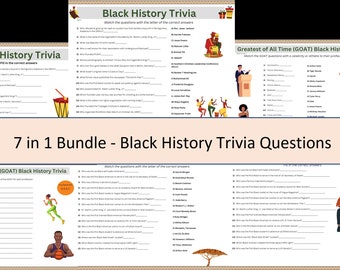 Juneteenth Trivia Game, Juneteenth Game, Black History Celebration ...