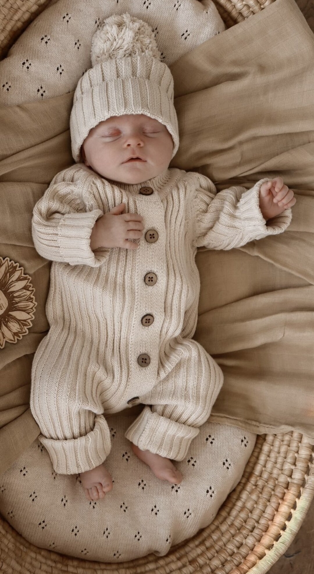 Baby Girl/boy Ribbed Romper, Gender Neutral Newborn Outfit Honey Milk ...