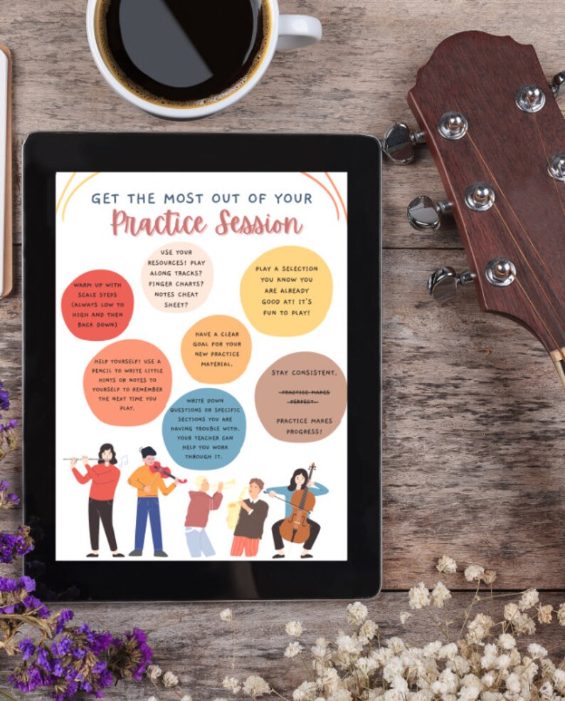 Music Classroom Music Studio Practice Tips Poster Music - Etsy